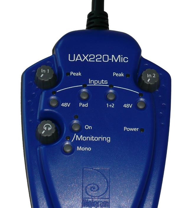 UAX220-Mic Professional USB stereo interface - USB対応オーディオI/O